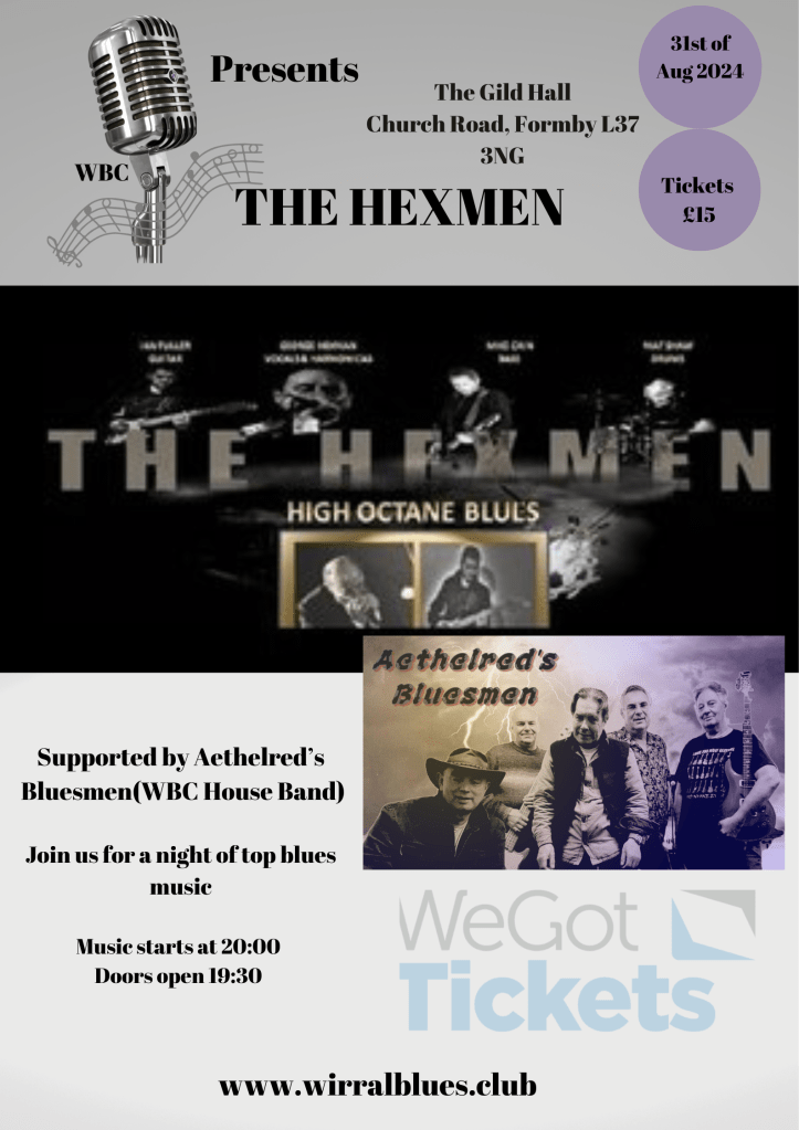 Wirral Blues Club – Bookings Hotline