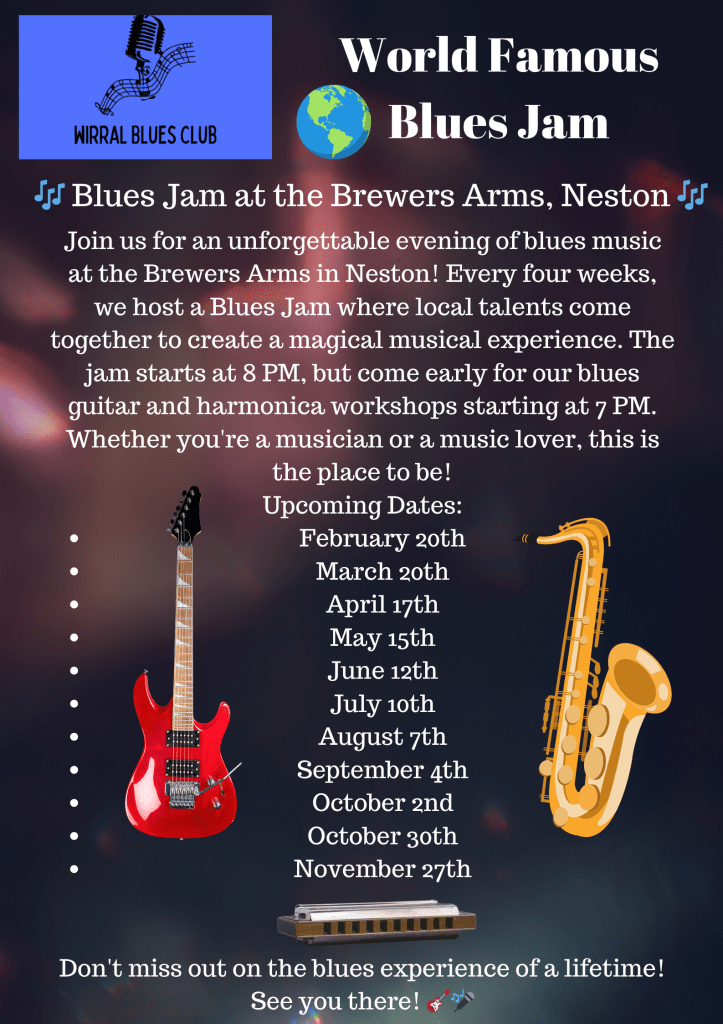 Wirral Blues Club – Bookings Hotline